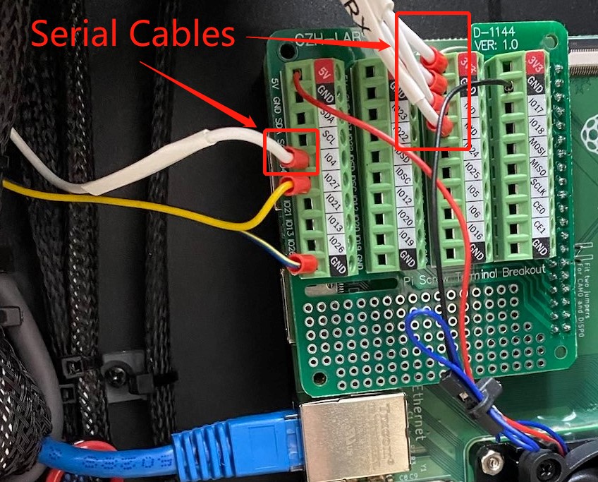 Replacing the Serial Cable | 3D Labs Documentation